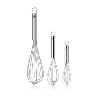 WMF Profi Plus Schneebesen Set 3-teilig, Schneebesen Edelstahl teilmattiert, R&uuml;hrbesen, Quirl, sp&uuml;lmaschinengeeignet