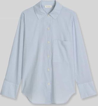 Marc O'Polo Relaxed Fit Bluse aus reiner Baumwolle mit R&uuml;cken-Detail