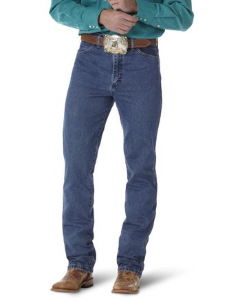 Wrangler Herren Cowboy Slim fit jeanÂ De Ajuste Delgado De Corte Vaquero Jeans, Stonewashed, 28W / 32L EU