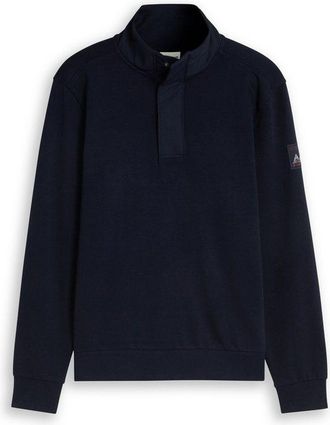 Tom Tailor Sweatshirt Strick & Sweatshirts Troyer Sweatshirt mit Badge