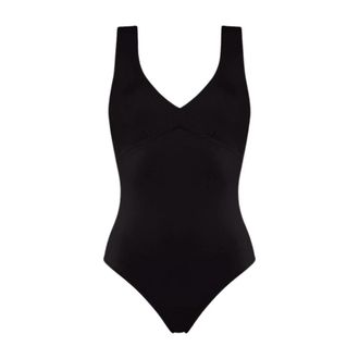 Eres Sophistique V-Ausschnitt Badeanzug Ultra Komfort - - Swimwear - Damen - Schwarzk - XL