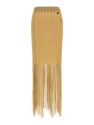 Balmain Jupe Midi - Beige