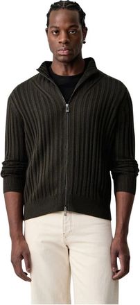 A|X Armani Exchange Cardigan coupe droite - Homme - Pulls - Vert - Taille: 2XL