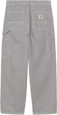 Carhartt Work in Progress Pantalon ample &agrave; rayures en coton