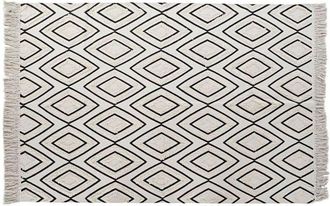 DKD Home Decor Tapis Coton 120X190X0,7 1000 Gsm Losanges Brodé