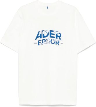 Ader Error Homme, Tops, Blanc, Taille: M T-shirt avec logo
