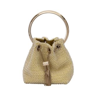 Jimmy Choo London Femme, Sacs, Jaune, Taille: ONE Size Bucket Bag