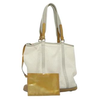 Prada Pre-owned Nylon sacs-prada - Femme - Pre-owned - Blanc - Taille: ONE Size