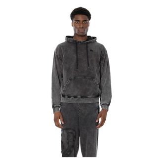 Diesel Herren, Sweatshirts & Hoodies, Schwarzk, LGr&ouml;&szlig;e