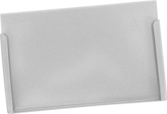 Cabilock Metall Visitenkartenbox Großes Fassungsvermögen Metall Business Card Holder Robuste Büro Tisch Zubehör Leicht Tragbar Für Lehrer Büroangestellte Pfleg