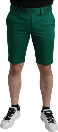 Dolce & Gabbana Shorts Bermuda Coupe Classique - Homme - Shorts - Vert - Taille: XL