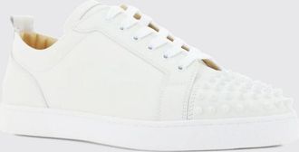 Christian Louboutin Louis Junior Spikes Sneaker aus glattem Kalbsleder