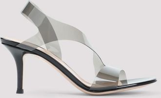 Gianvito Rossi Sandalen - Metropolis Sandals With Almond Toe - Gr. 39,5 (EU) - in Schwarz - für Damen