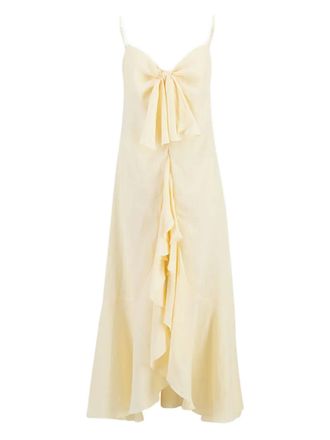 Johanna Ortiz haut Zambra en lin - Jaune