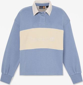 Timberland Lush Rugby-Polohemd f&uuml;r Damen in Blau, Damen, Blau, Gr&ouml;&szlig;e