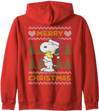 Peanuts Xmas Snoopy Woodstock Ugly Retro-Weihnachten im Vintage-Look Kapuzenjacke