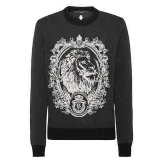 Billionaire Boys Club Pullover Rundhals - - Knitwear - Herren - Schwarzk - 5XL