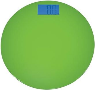 Spirella Digitale Personenwaage Körperwaage Waage Gewichtswaage aus Sicherheitsglas, Grün