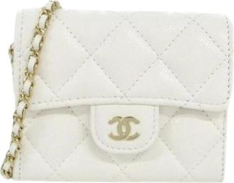 Chanel Sac Clutch Vintage Pre-owned - Femme - Pre-owned - Blanc - Taille: ONE Size