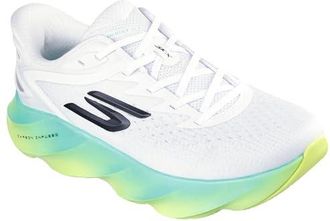 Skechers Baskets Aero Burst Hands Free Slip-ins pour Homme, Blanc Multicolore., 41 EU
