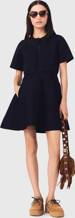 Maje Kurzer Cardigan - Marineblau - Maje