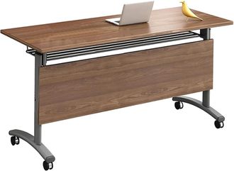 Generic Tragbarer Klapptisch, klappbares Konferenztisch-Set mit feststellbaren Rollen, tragbarer Besprechungstisch mit Ablagefach f&uuml;r B&uuml;ros und Konferenzr&auml;ume