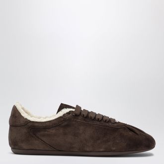 Dolce & Gabbana Ebony Ballet Sneaker aus Wildleder