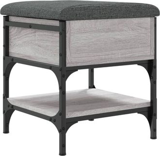 vidaXL Vidaxl - Schuhbank Grau Sonoma 42x42x45 cm Holzwerkstoff