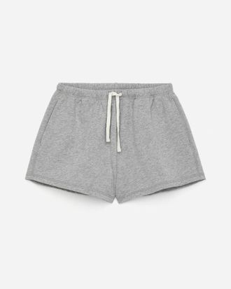 Arket Shorts Aus Baumwollfrottee -Grau