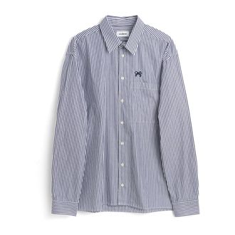 Soulland VIT Stripe Shirt - - Blouses & Shirts - Damen - Blau - XS/S
