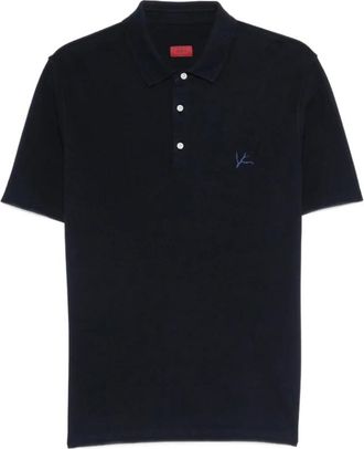 Isaia Homme, Tops, Bleu, Taille: 2XL Polo