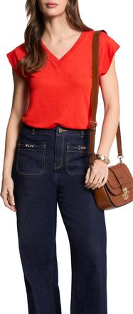 Morgan Damen 221-dame Kurzarm-T-Shirts, Clementine M, Large