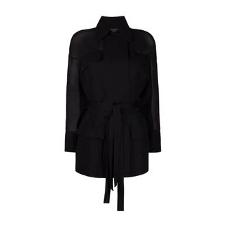 Ferragamo Parka Mantel - - Coats - Damen - Schwarzk - 2XS