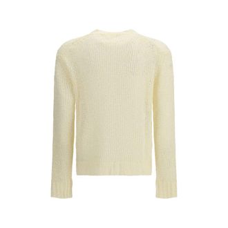 Jil Sander Mens Bicolor Linen Sweatshirt Clothing