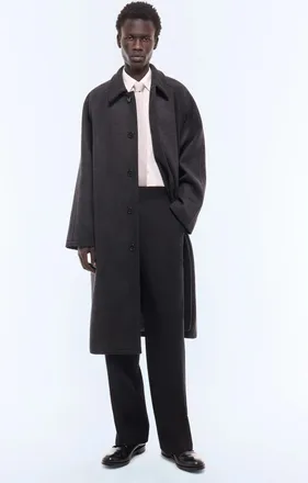 Fursac Pardessus en laine et cachemire - Taille L/XL - Homme