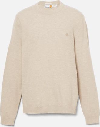Timberland Cohas Brook Rundhalspullover aus Merinowolle f&uuml;r Herren in Beige, Herren, Beige, Gr&ouml;&szlig;e
