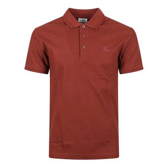 Burberry Homme, Tops, Brun, Taille: S Polos Élégants avec Broderie