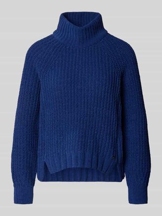 Monari Regular Fit Strickpullover mit Stehkragen