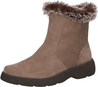 Caprice Bottines Plates pour Femme 9-25450-43, Taupe Comb, 37 EU