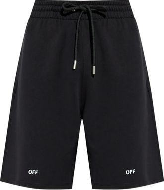 Off-white short à logo imprimé - Noir