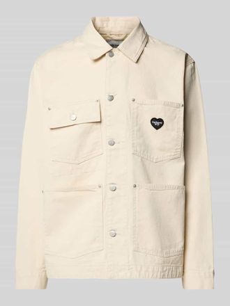 Carhartt Work in Progress Jeansjacke mit aufgesetzten Taschen Modell DREWE CHORE