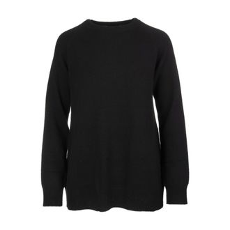 Max Mara Femme, Pulls, Noir, Taille: 36 FR Derrick Crew Neck Sweater