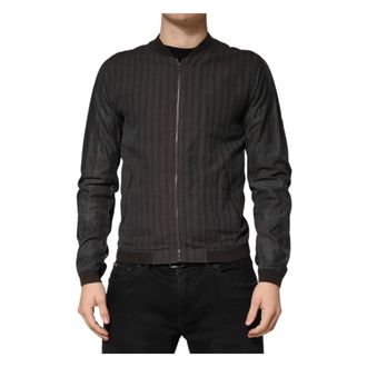 Dolce & Gabbana Homme, Vestes, Noir, Taille: S Bomber Jacket