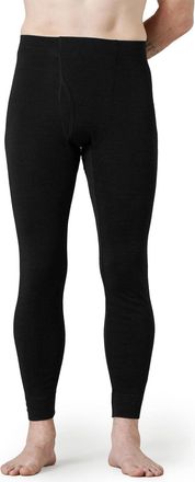 Lapasa Herren 100% Merinowolle Unterhosen, Premium Merino Wolle Unterhosen Thermounterw&auml;sche Warm M30 (XXL, Schwarz)