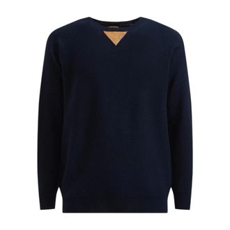 Alviero Martini 1A Classe Homme, Pulls, Bleu, Taille: S Pull Bleu Geo Classic