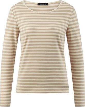 Peter Hahn Rundhals-Shirt 1/1-Arm Peter Hahn beige