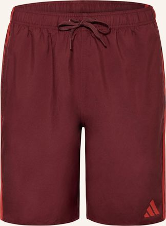 adidas Badeshorts Adicolor 3-Streifen 8-Inch rot