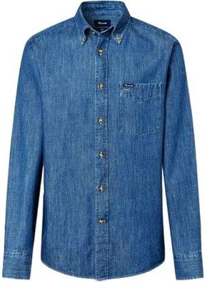 Fa&ccedil;onnable Chemise col am&eacute;ricain en coton