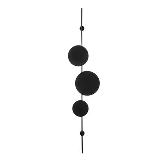 Luce-Ambiente-Design Led Idol 33w Wall Light in Black Aluminum with Cct Function