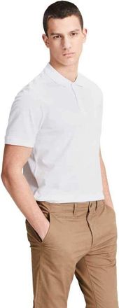 Jack & Jones Herren Poloshirt JJEPAULOS - Relaxed Fit Plussize XXL-8XL Baumwolle, Gr&ouml;&szlig;e:8XL, Farbe:White PS 12143859